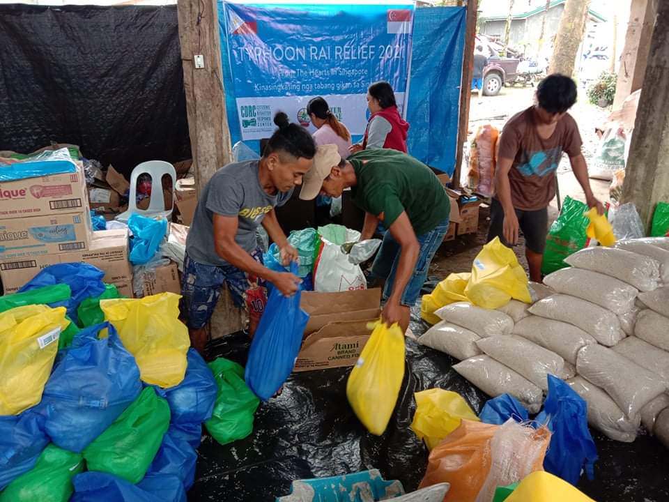 Typhoon Rai in The Philippines
