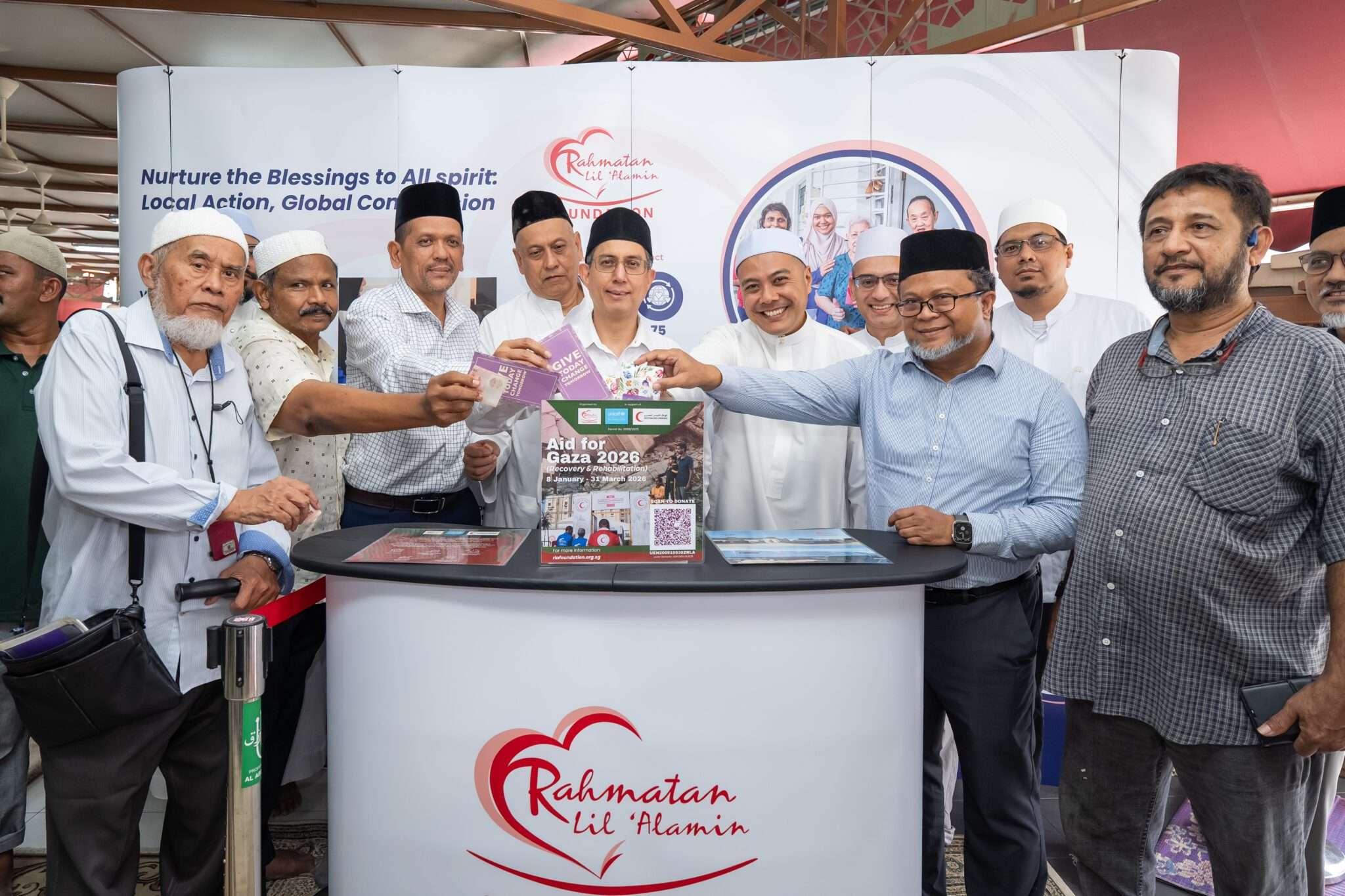 Commencement of mosque donations for Aid for Gaza 2026 – Rahmatan Lil ...